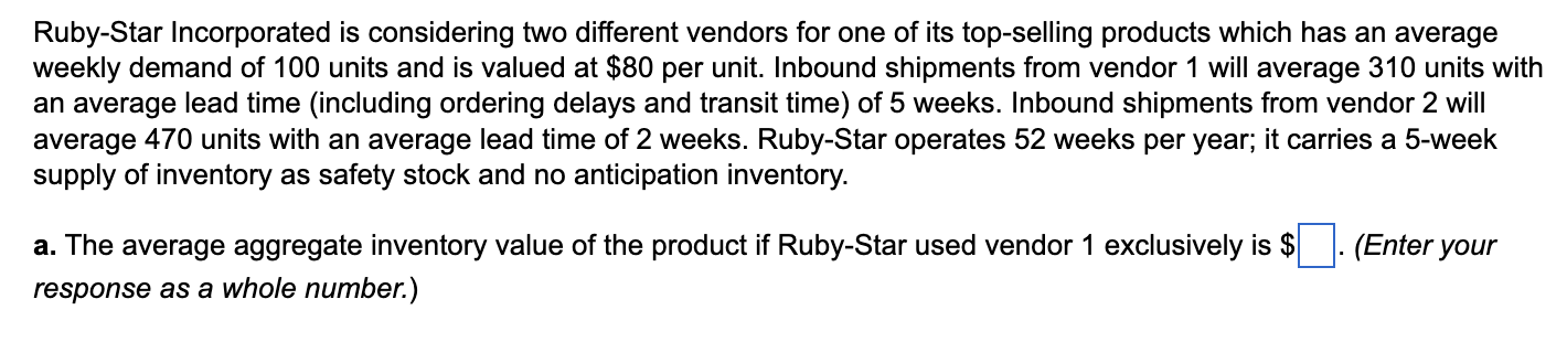 Solved Ruby-Star Incorporated is considering two different | Chegg.com