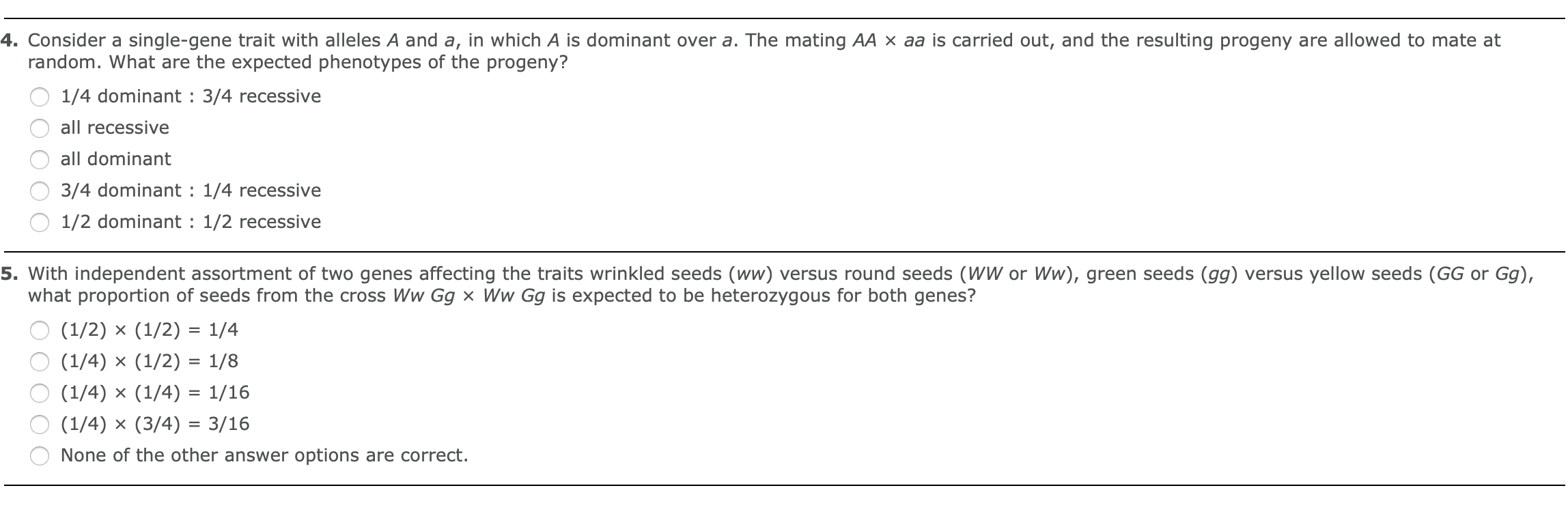 Solved 1 To Determine Whether A Sexually Reproducing 
