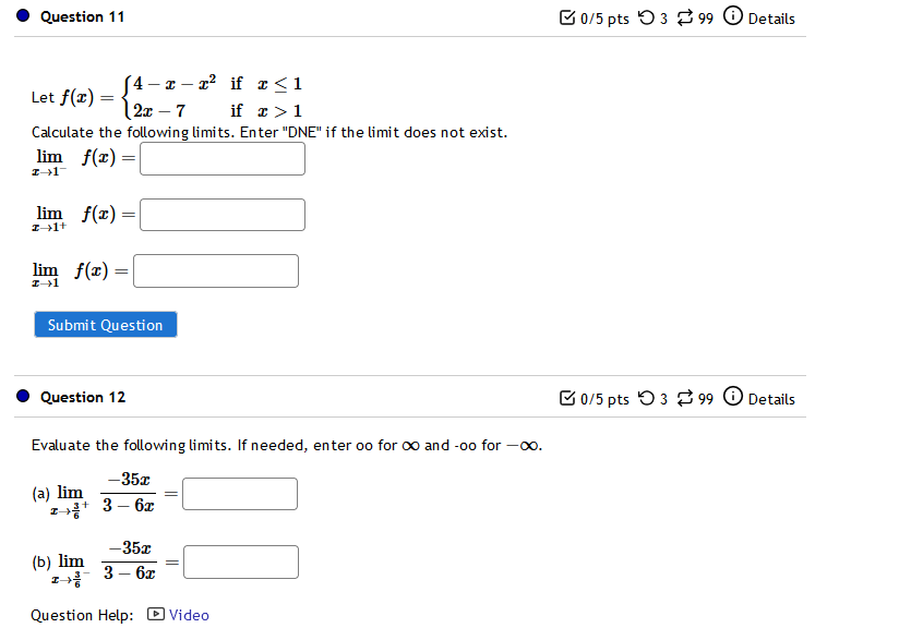 Solved Enter each answer as a whole number (like −4,0, or | Chegg.com