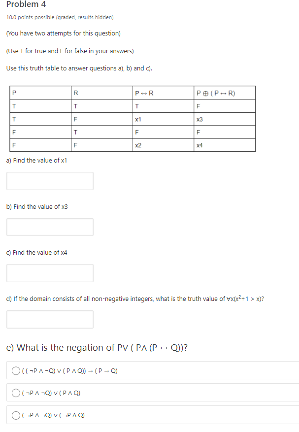 Solved Problem 4 10.0 points possible (graded, results | Chegg.com