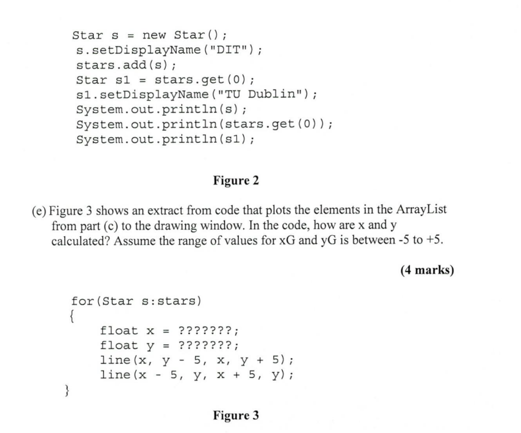 Solved Write a Java class called Star that encapsulates data | Chegg.com