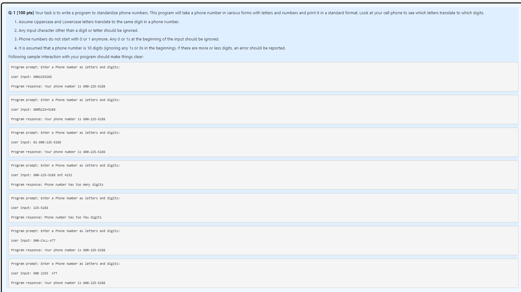 Solved 1. Assume Uppercase and Lowercase letters translate | Chegg.com
