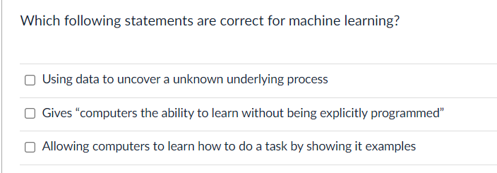 Solved Which following statements are correct for machine | Chegg.com