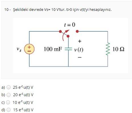 Solved In the circuit in the figure Vs is 10 volts Calculate | Chegg.com