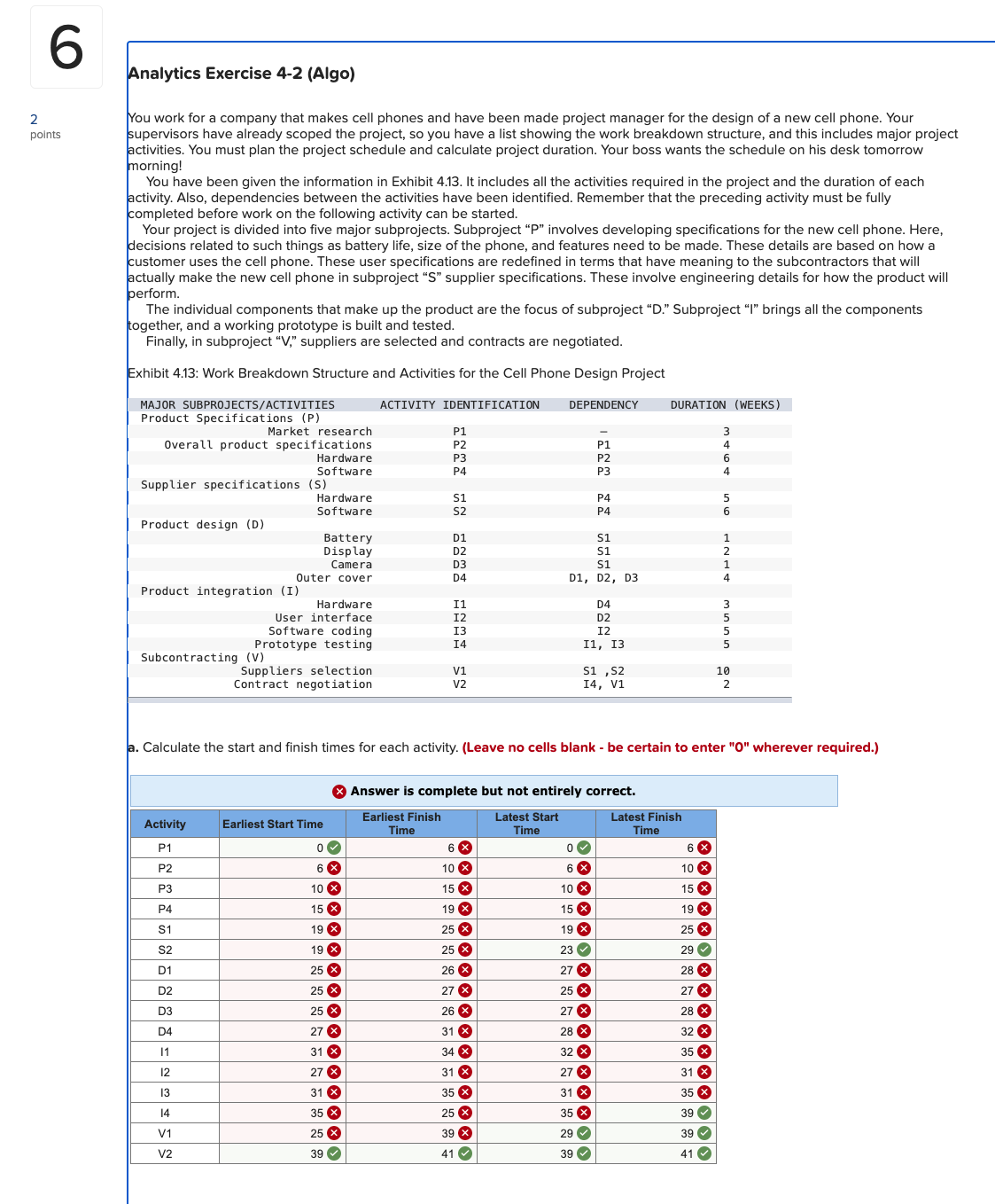 Solved Please assist in filling in the correct numbers for | Chegg.com