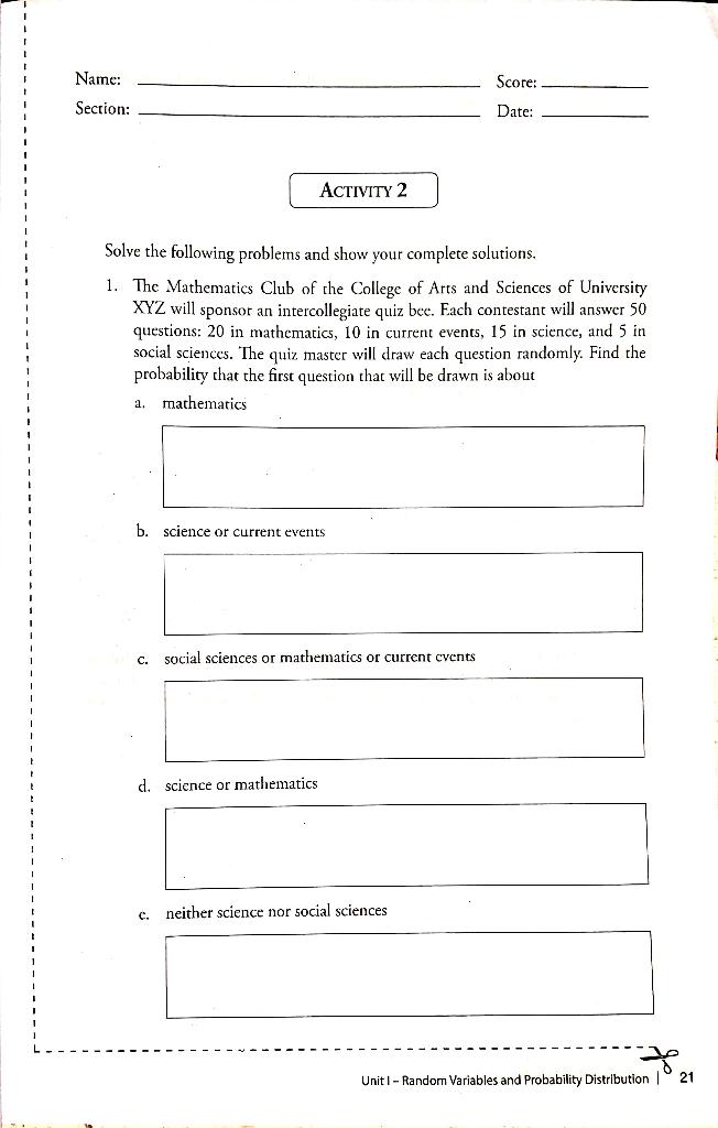 Solved Mutually exclusive events formula: P(A U B) = P(A) + | Chegg.com