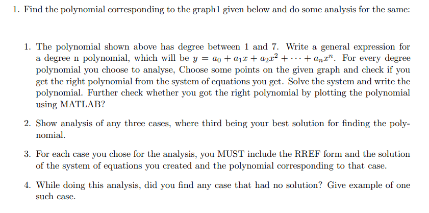 Solved Please use only Matlab to solve the questions and | Chegg.com
