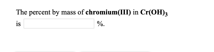 Solved The percent by mass of chlorine in B5 H3 Cl is %. | Chegg.com