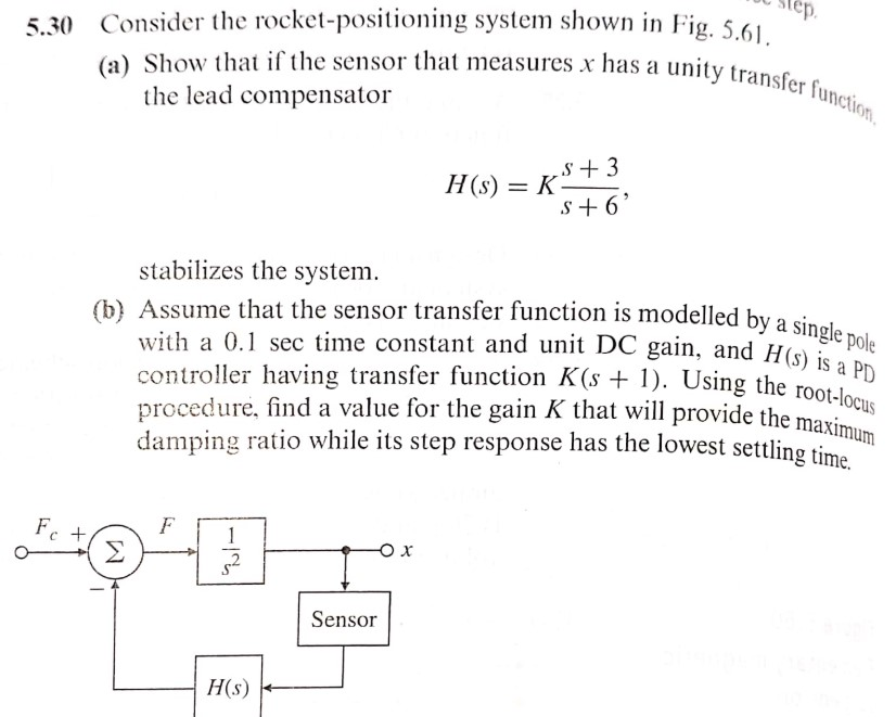 Solved lep (a) Show that if the sensor that measures x has a | Chegg.com