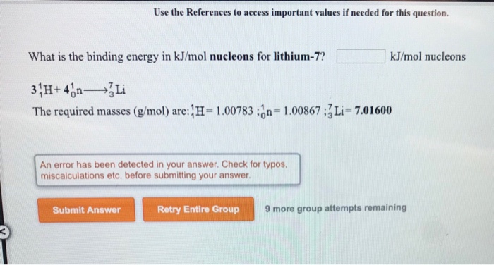 Solved Use the References to access important values if | Chegg.com