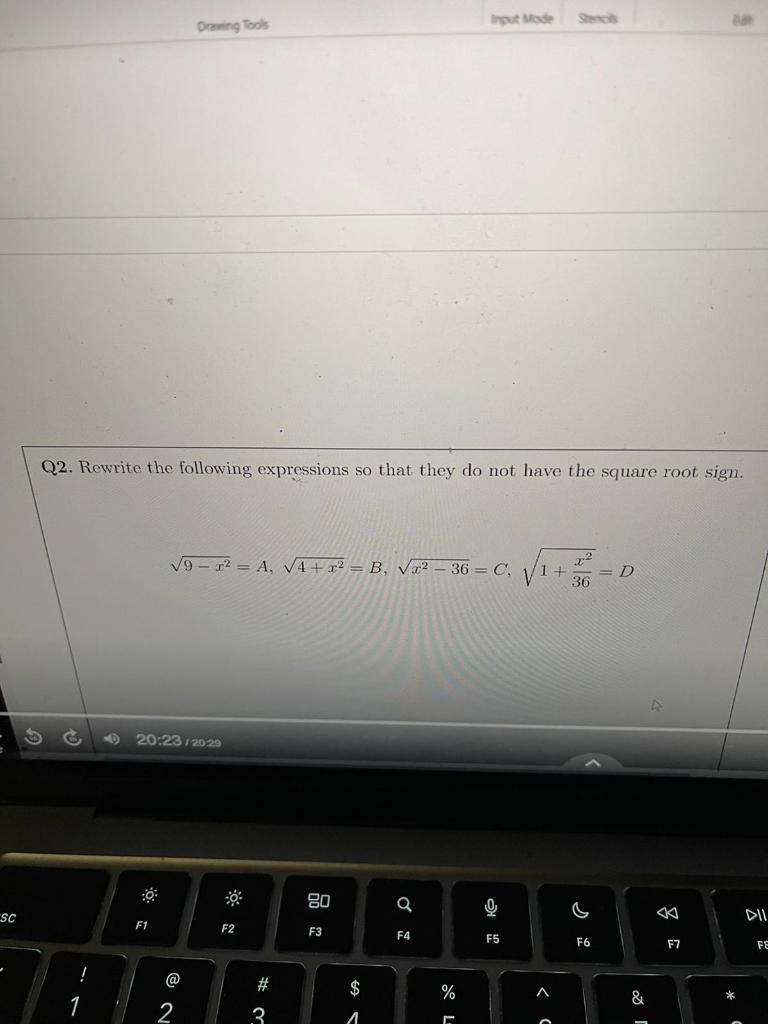 Solved Q2. Rewrite the following expressions so that they do | Chegg.com