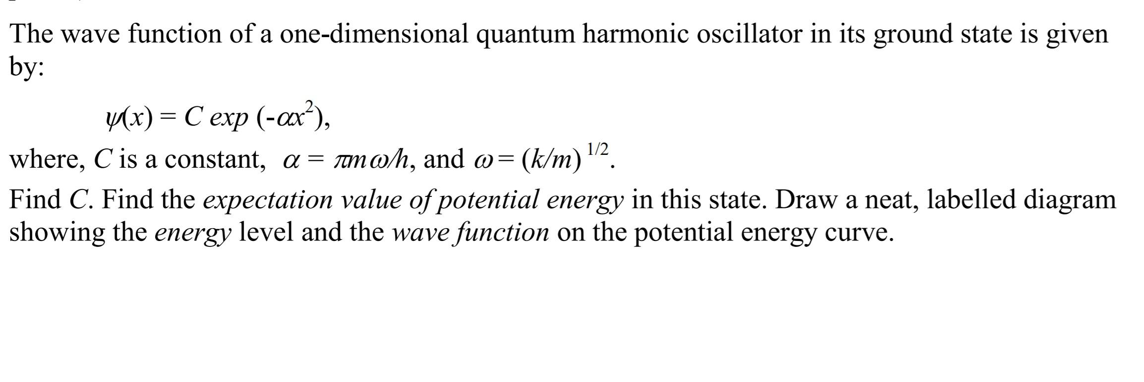 Solved The wave function of a one-dimensional quantum | Chegg.com