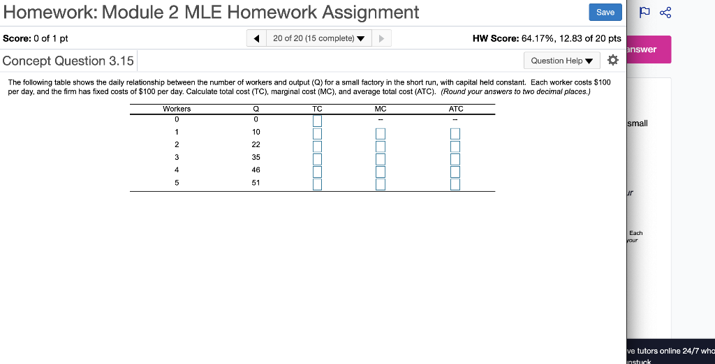 Solved Homework: Module 2 MLE Homework Assignment Save | Chegg.com
