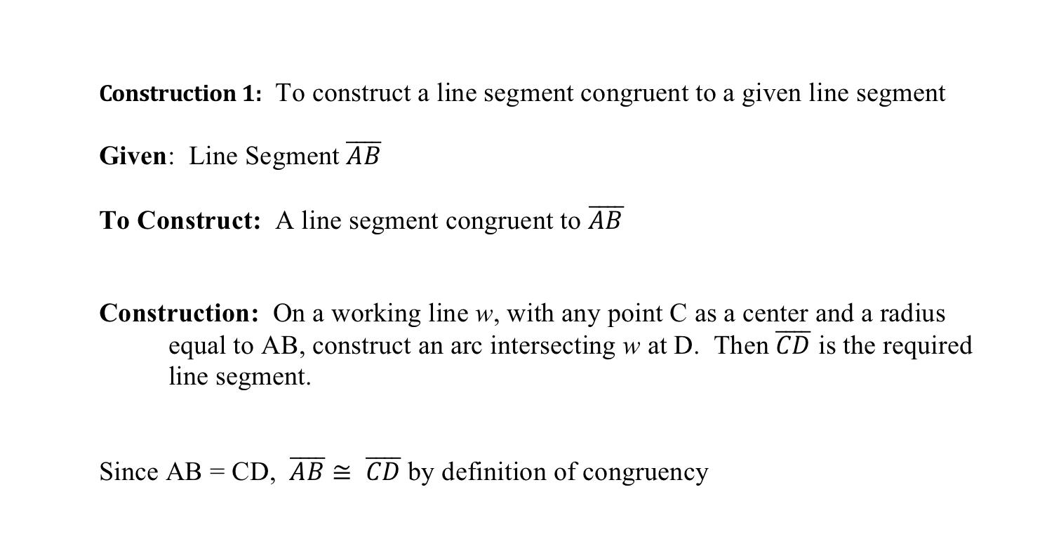 Solved Complete construction with straightedge and compass. | Chegg.com