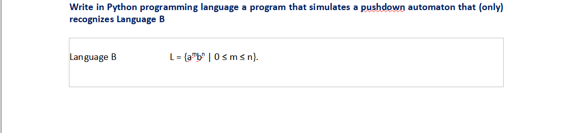 Solved Write In Python Programming Language A Program That 9235