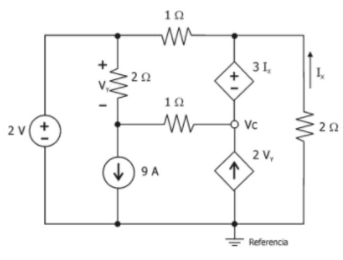 Solved Solve The Circuit Using Nodalsuper Nodal Analysis 6380