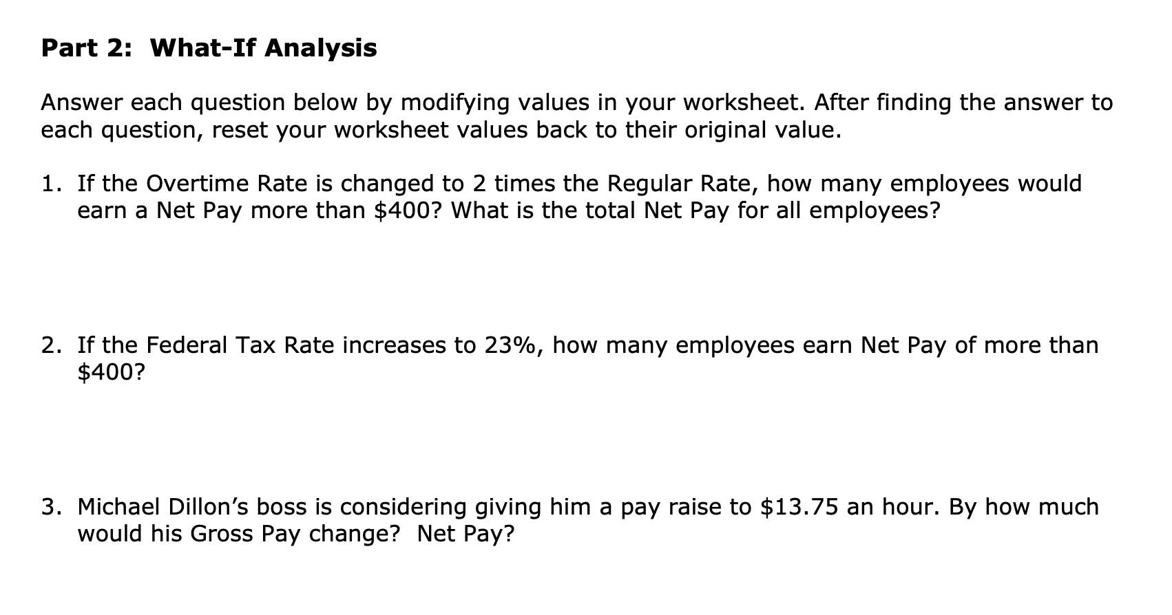 Solved MGMT 2080 Introduction to Information Systems Excel | Chegg.com