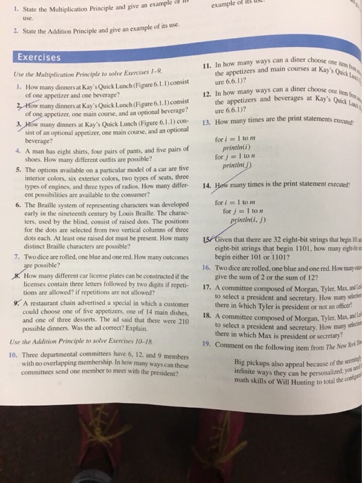 Solved example of lts ua example of its 1. State the | Chegg.com