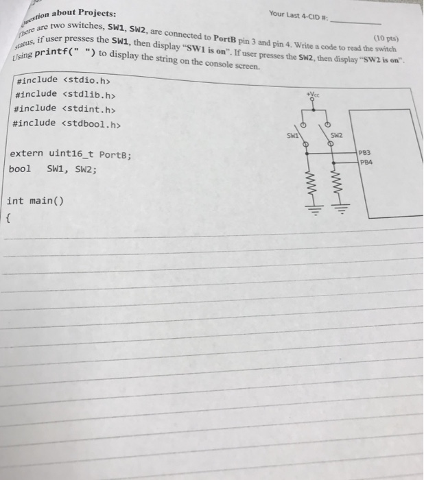Solved Part I- Multiple Choice Questions (5 pts) Write your | Chegg.com