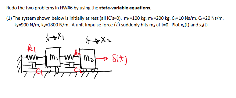 Solved Redo the two problems in HW#6 by using the | Chegg.com