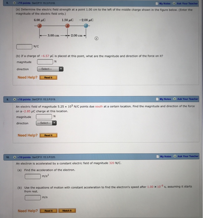 Solved 8 15 Points Sercp11 15 3 P 018 My Notes Ask Your A