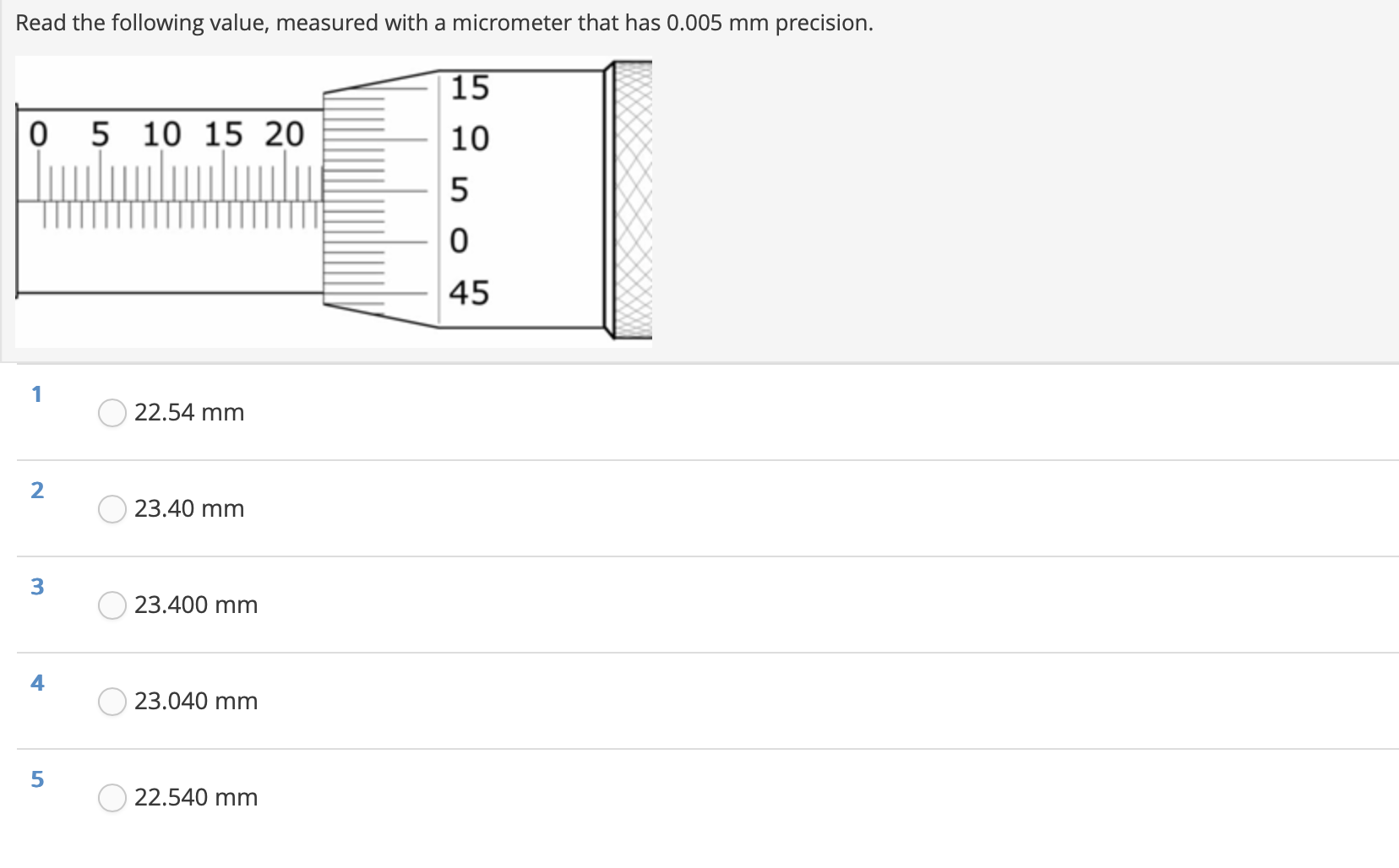 Solved Read the following value, measured with a micrometer | Chegg.com