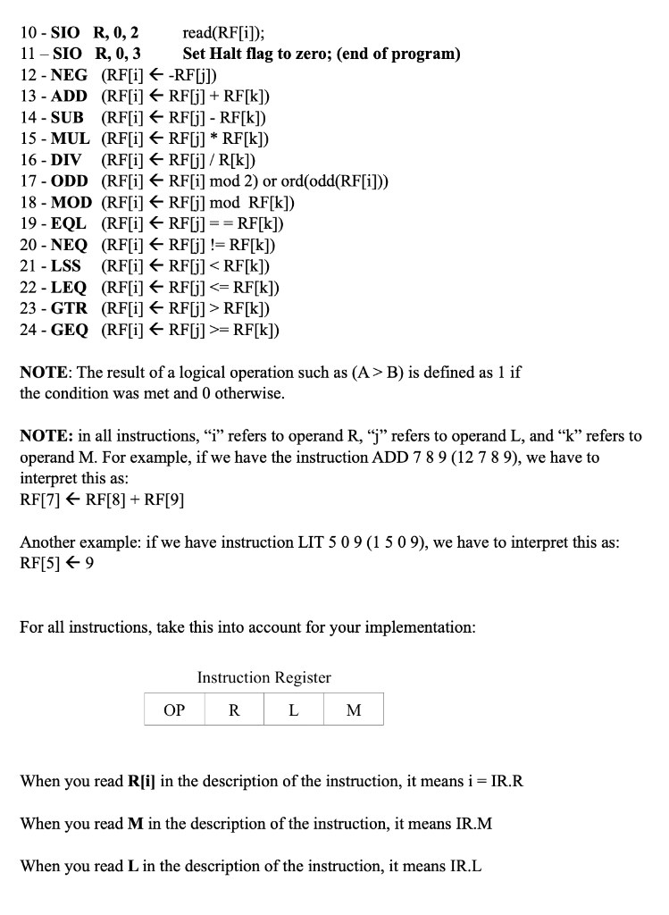 The P-machine: In this assignment, you will implement | Chegg.com