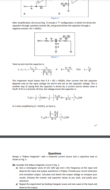 C. Deboo Integrator The design of standard inverting | Chegg.com