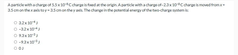 High Quality SOLUTION A particle with a charge of 5.5×10-8C ﻿charge is | Chegg.com