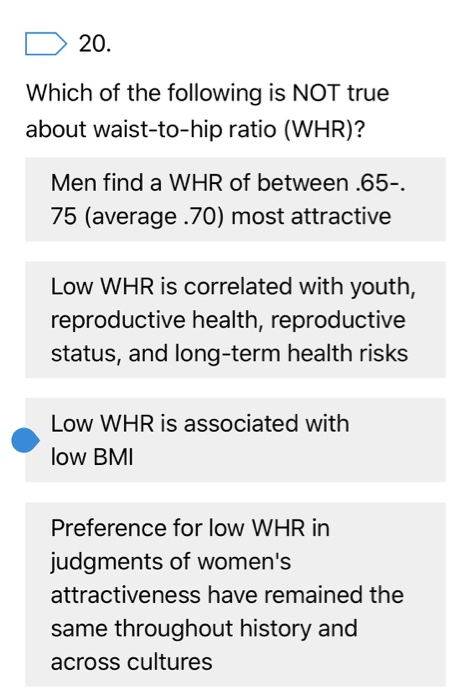 Solved 20. Which of the following is NOT true about | Chegg.com