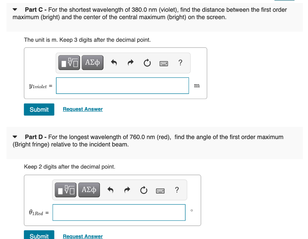 Learning Goal: Grating (also called diffraction | Chegg.com