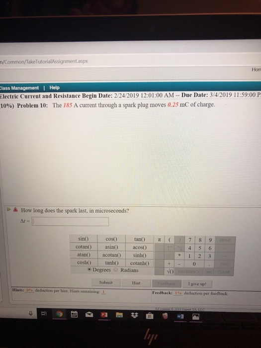 Solved n/Common/TakeTutorialAssignment.aspx Hom lass | Chegg.com