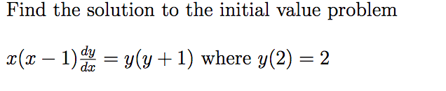 Solved Find the solution to the initial value problem | Chegg.com