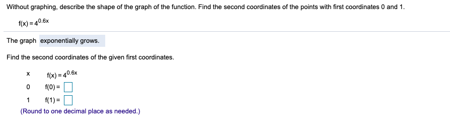 Solved Without graphing, describe the shape of the graph of | Chegg.com