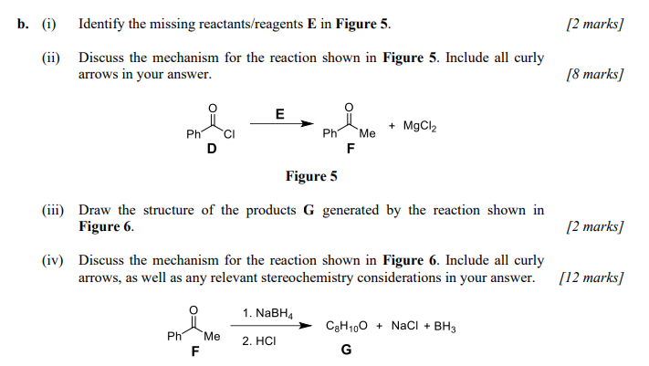 Solved Identify the missing reactants/reagents E in Figure | Chegg.com