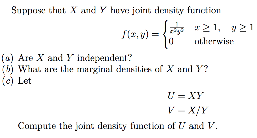 Solved Suppose that X and Y have joint density function Shox | Chegg.com