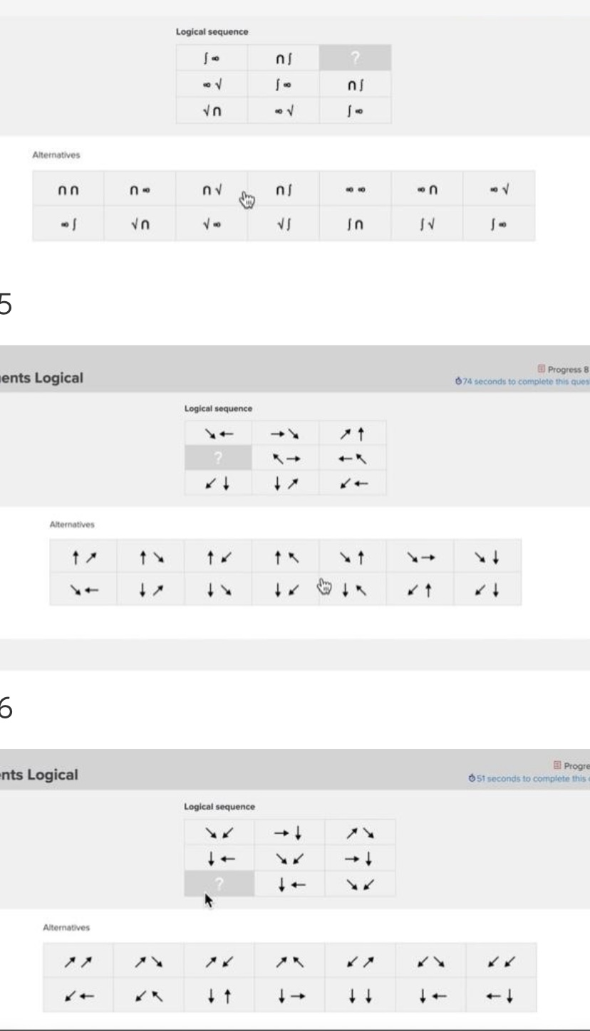 Help me solve these patterns and please indicate the | Chegg.com