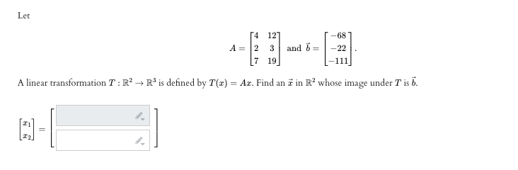 Solved 1. (a) Find a matrix that performs a reflection over | Chegg.com