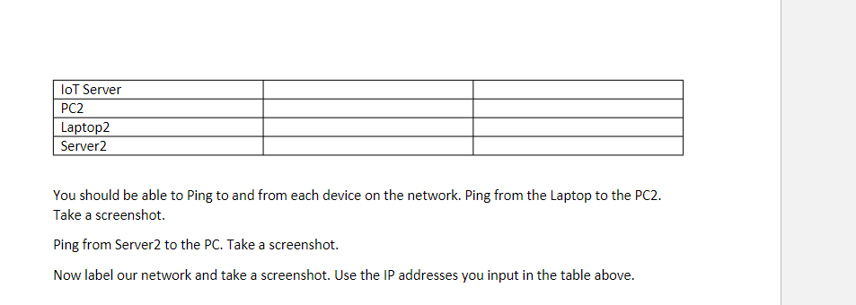 Solved In this task, you will configure your network. You | Chegg.com