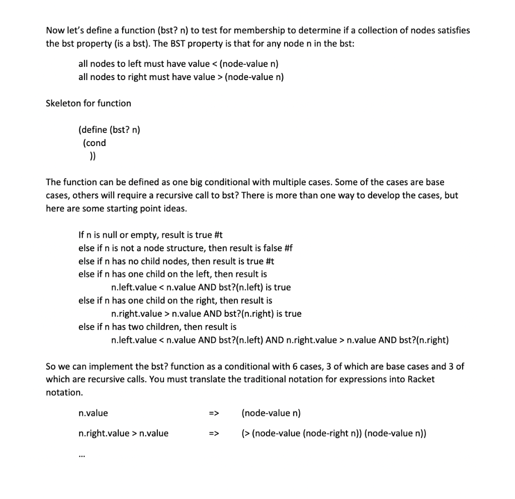 BST exercise #1 In this exercise, we will take some | Chegg.com BST exercise #1 In this exercise, we will take some | Chegg.com