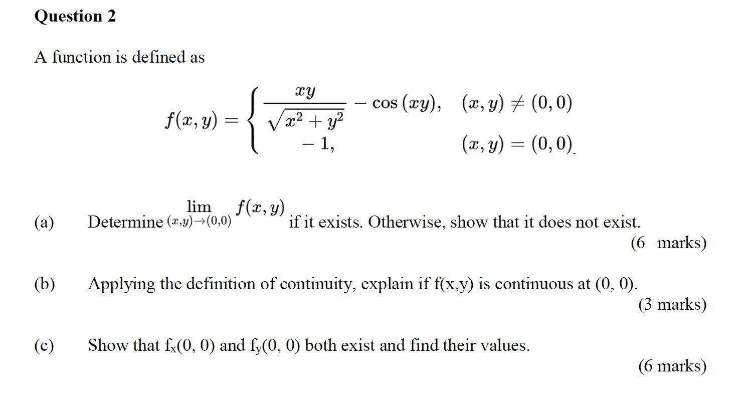 Solved A function is defined as | Chegg.com