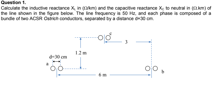 Solved Question 1 Calculate The Inductive Reactance Xl In