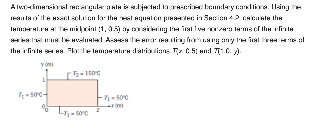 Solved A two-dimensional rectangular plate is subjected to | Chegg.com