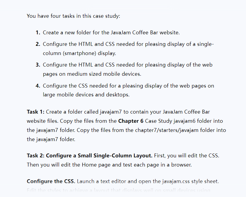 Solved JavaJam Coffee Bar Case Study In this chapter' s case | Chegg.com