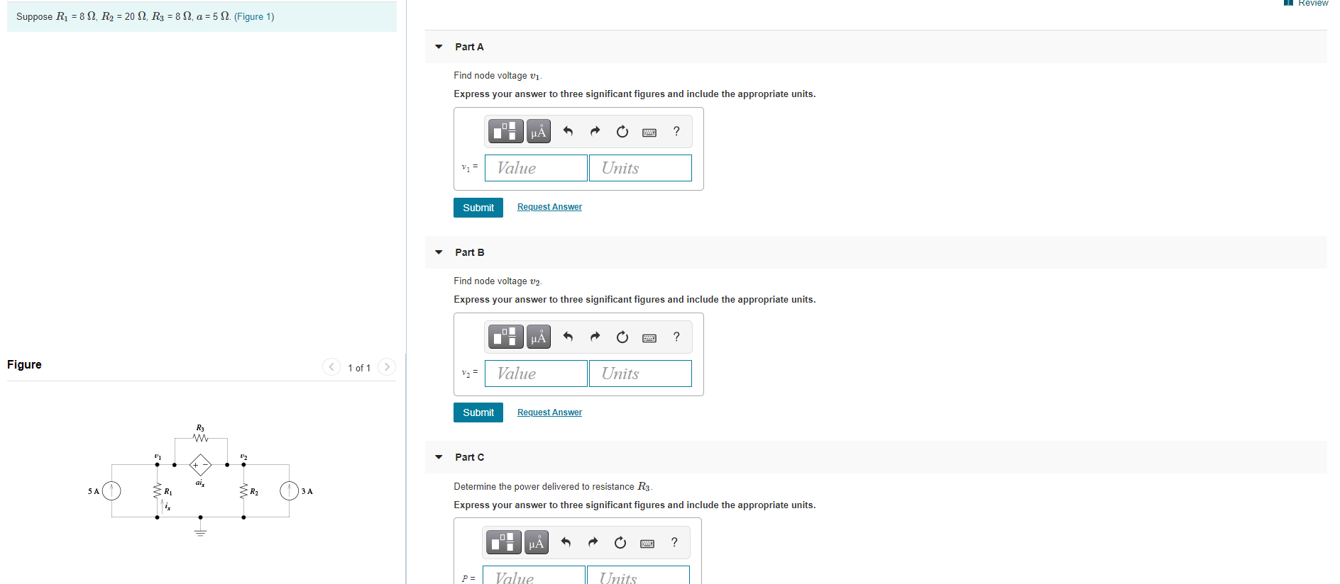 Solved Review Suppose R1 = 8 12, R2 = 2022, R3 = 82, a -5 | Chegg.com
