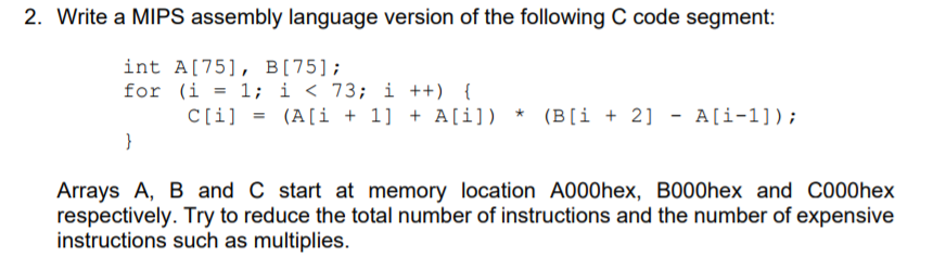 Solved *Using MARS MIPS Please try to comment and | Chegg.com
