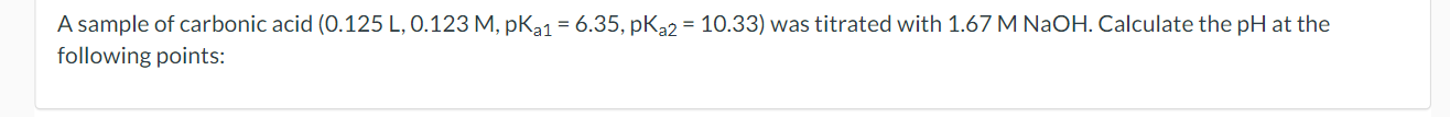 Solved !st midpoint 1st equivalence point 2nd | Chegg.com