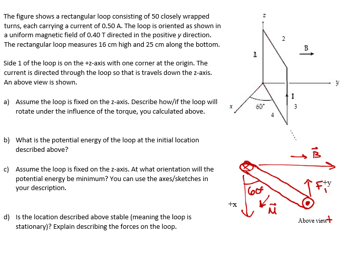 Solved = The figure shows a rectangular loop consisting of | Chegg.com