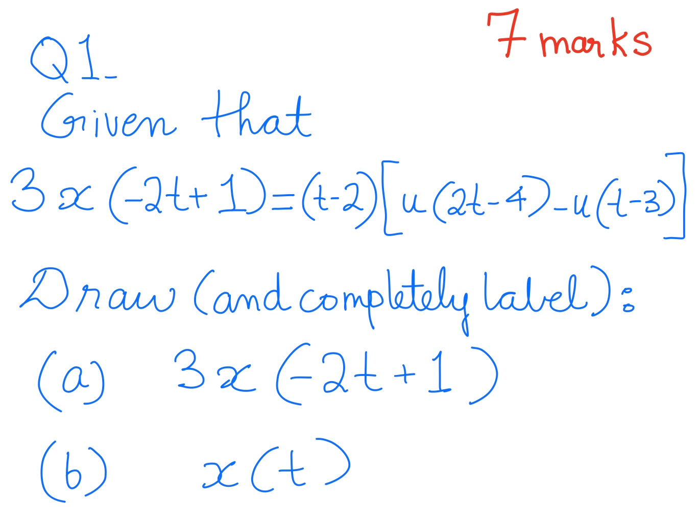 Solved Q1 7 marks Given that 3(-21+1=(-2) (21-42-4 (1-3) | Chegg.com
