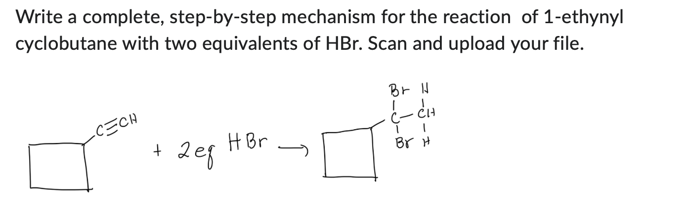 Solved Write a complete, step-by-step mechanism for the | Chegg.com